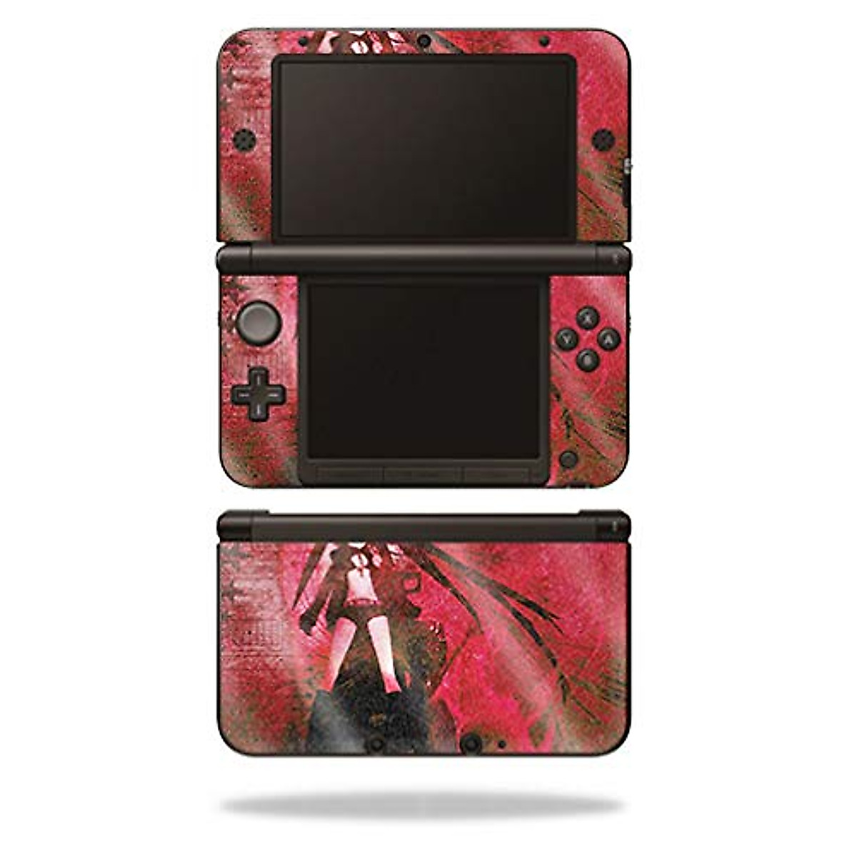 MightySkins Glossy Glitter Skin for Nintendo 3DS XL Original (2012-2014) - Anime | Protective, Durable High-Gloss Glitter Finish | Easy to Apply, Remove, and Change Styles | Made in The USA