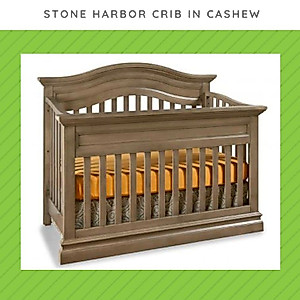 CC KITS Full-Size Conversion Kit Bed Rails for Westwood Design Cribs (Cashew, Option 1)