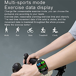 Aeifond Smart Watch for Women Men, Fitness Tracker Watch with Call/SMS/Heart Rate/SpO2/Pedometer/Runing Sports Boys Smartwatch with Bluetooth Call Compatible Android/iOS Phones iPhone (Black)