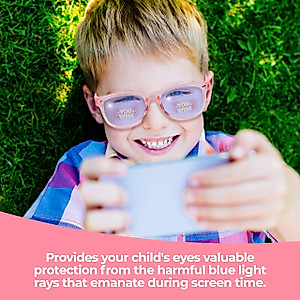 GALVANOX Ava & Ethan Blue Light Glasses for Kids, Blue Light Blocking for Computer/Gaming (Ages 3-12)