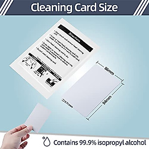 Zhi Yin CR80 Cleaning Cards, Dual Side Card Reader Cleaner, POS Swipe Terminal Cleaning Cards CK-CR80 (20pcs)