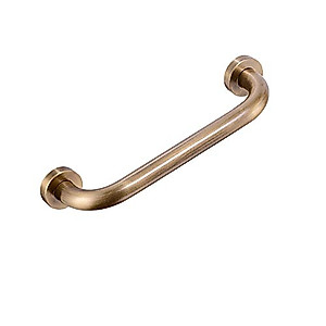 CRODY Bath Wall Attachment Handrails Grab Bar Rails Brass Antique Wall Mounted Grab Bar,Bathroom Shower Anti-Slip Grip,Toilet Bath Safety Anti-Fall Grip for Elderly Disabled, Towel Rack/30Cm