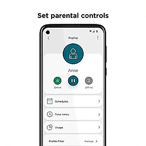 Motorola MH7023 | WiFi Mesh System (3-Pack) | Replaces Router + Extender | Easy Setup, Network Protection, Parental Controls | AC2200 WiFi Speed | up to 5000 sq ft