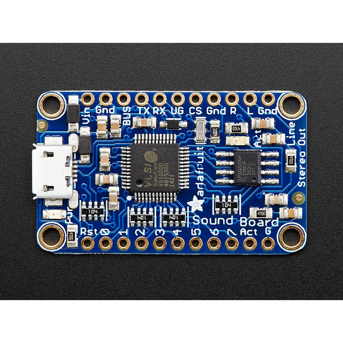 Adafruit Audio FX Mini Sound Board - WAV/OGG Trigger - 2MB Flash [ADA2342]