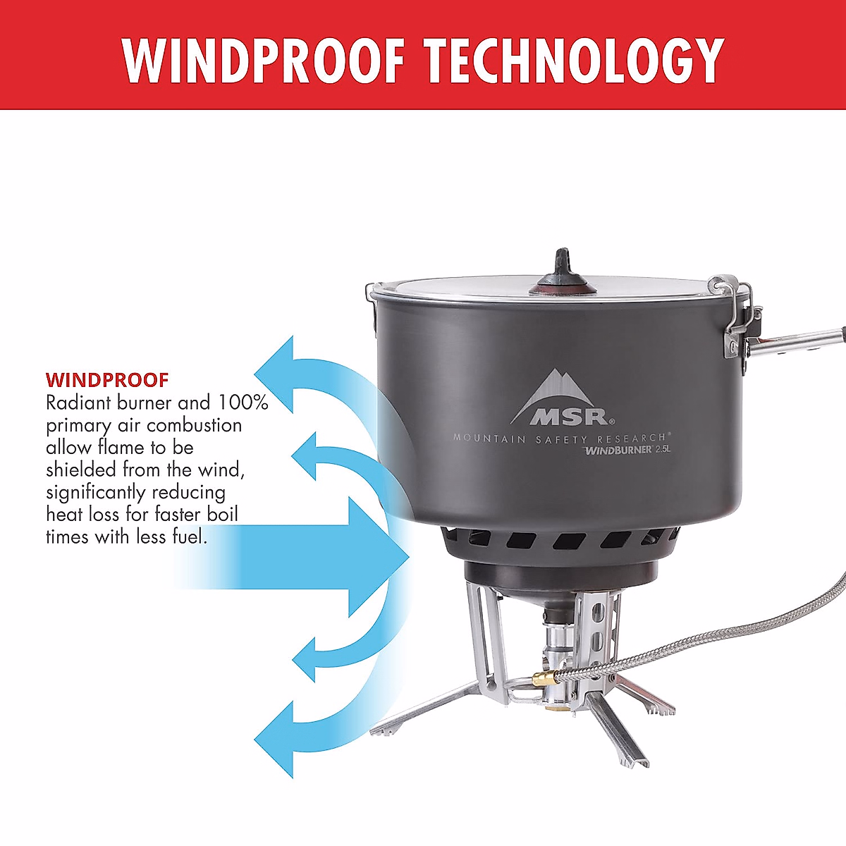 MSR WindBurner Group Windproof Camping and Backpacking Stove and Cookware System