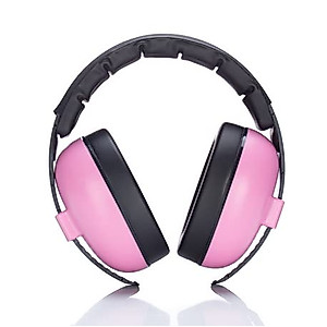 Rxsdeni Baby Noise Cancelling Headphones, Baby Ear Protection, Travel Baby Essentials, Kids Noise Reduction Hearing Protection Earmuffs for 0-3 Years Babies(Pink)
