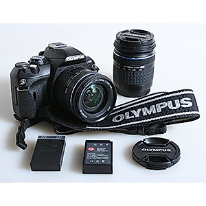 OLYMPUS E-410 Camera Body W/ 14-42MM + 40-150MM Lenses, 2 Batteries and Strap
