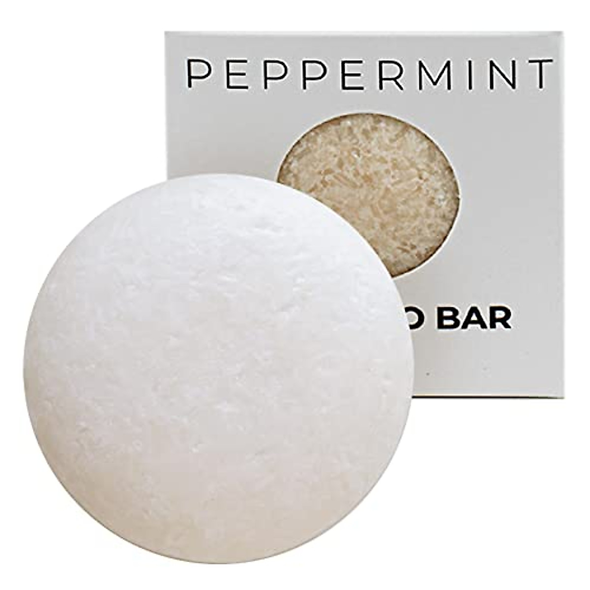 Suds & Co. Solid Shampoo Bar, Zero Waste Shampoo, Natural Shampoo Bar Soap, Sustainable, Eco-Friendly Hair Care - Peppermint, 3.0 Ounce