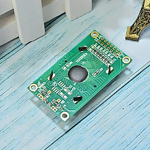 Comimark 2Pcs Blue 0802 LCD 8x2 Character LCD Display Module 5V LCM for Arduino Raspberry