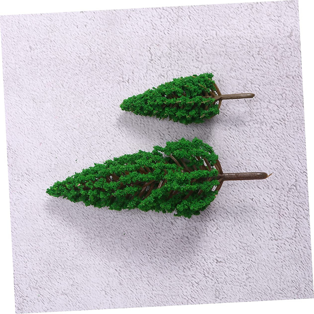 12 Pcs Garden Landscape Pine Tree Model Sand Table Layout Props for Scenery Construction Styles