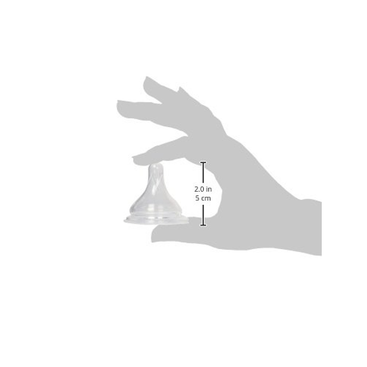 Joovy Boob Nipples with Elongated Shape to Mimic Mom and Available in 5 Flows Including X-Cut Extra Fast Flow for Thicker Foods - Compatible with Joovy Boob Bottle Line (Clear, Stage 1, 2 Count)