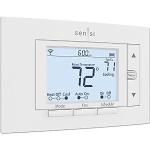 Emerson Sensi Wi-Fi Smart Thermostat for Smart Home, DIY, Works With Alexa, Energy Star Certified, ST55