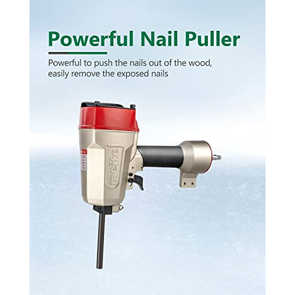 meite BW100 Pneumatic Nail Puller/Nail Remover Professional Grade Heavy Duty Pneumatic Punch Nailer