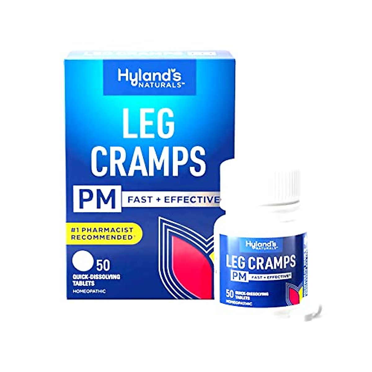 Hyland's Leg Cramps PM Tablets 50 TB - Buy Packs and SAVE (Pack of 2)