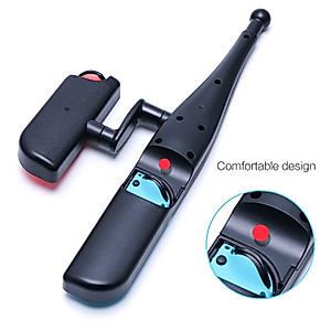 HEATFUN Fishing Rod for Nintendo Switch, Game Gun Controller Compatible with Switch Shooting Games Wolfenstein 2: The New Colossus