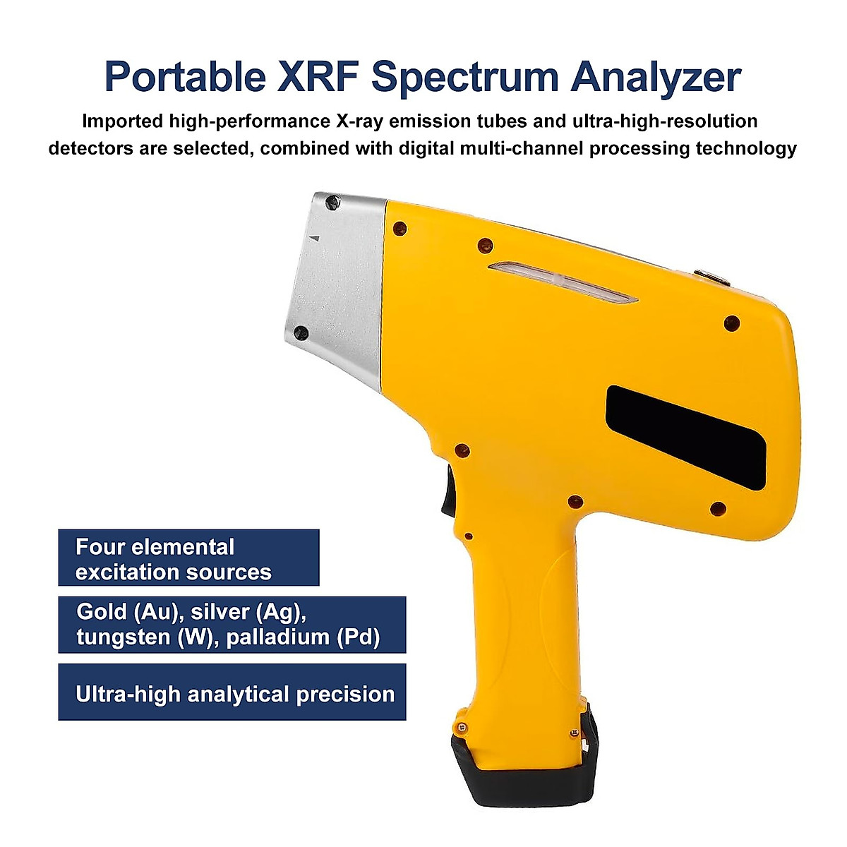 Hand-held XRF Analyzer Fluorescence Spectrometer for Ore Sample Metal Analysis
