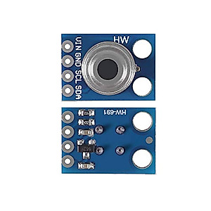 AITRIP 2 Pieces GY-906 MLX90614ESF Non-Contact Infrared Temperature Sensor Module IIC I2C Serial Power Supply 3-5 V Compatible with Arduino