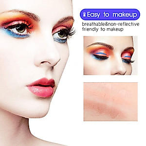 168Pairs Ultra Invisible Two-sided Sticky Double Eyelid Tapes Stickers for Heavy Saggy Droopy Hooded Eyelids, Medical Fiber Self-adhesive Strips, Instant Eyelid Lift Without Surgery