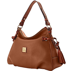 Dooney & Bourke Handbag, Pebble Grain Hobo Shoulder Bag - Caramel