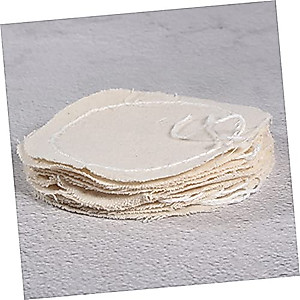 20pcs Coffee Pot Filter Cloth Tea Coffee Infuser Coffee Filter Supplies Syphon Coffee Brewer Siphon Coffee Filter Cotton Coffee Round Filter Cloth Espresso Cloth Filter Beige Unomor