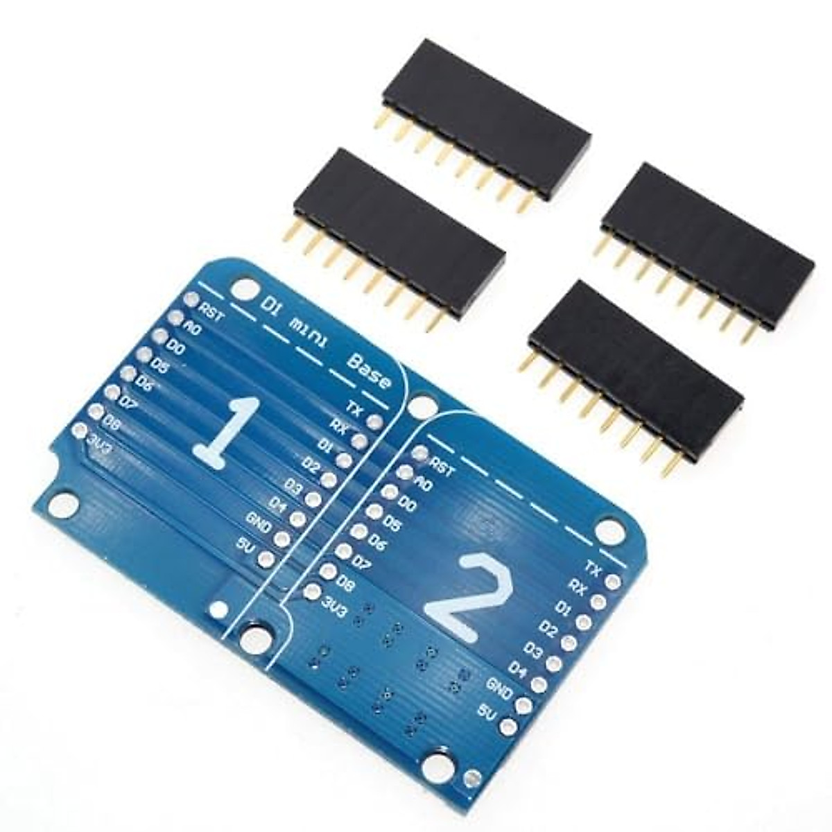 2017 Direct Selling Logic ICS Dual Base for Wemos D1 Mini WiFi Internet of Things Development Board Based