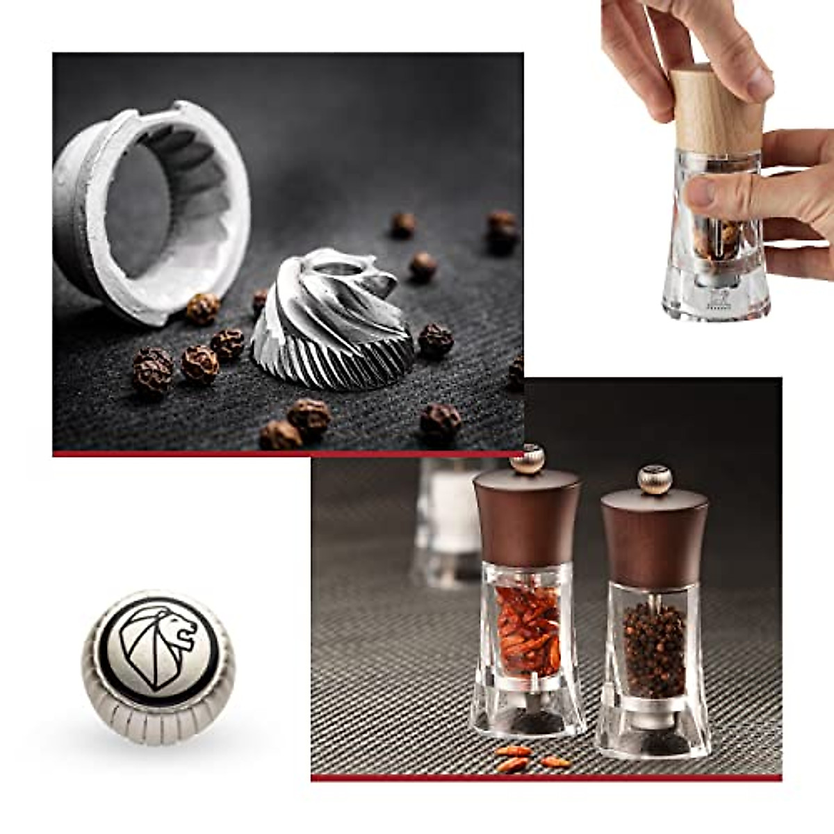 Peugeot Oleron Chili Mill, 5.5-Inch, Natural (28398)