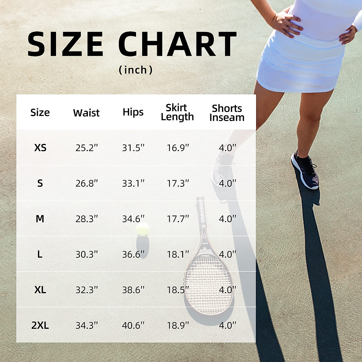 M MOTEEPI Womens Golf Skirts Tennis Athletic Skort Knee Length 18" Workout Exercise Skirt Pockets Casual Dressy Sapphire Blue M