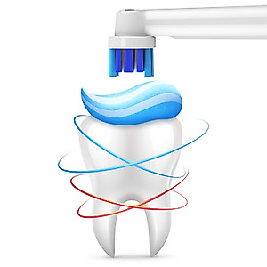 Brush Heads Replacement Compatiable for Oral b Barun,Electric Toothbrush Heads with Dupont Bristles Contain Precision,Floss,Cross,3D Clean Compatible with Oral-B 7000/Pro 1000/9600/ 5000/3000/8000