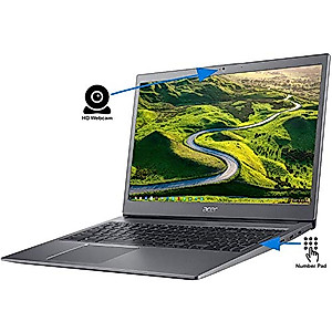 Acer Chromebook 715, Intel Core i3-8130U, 15.6" Full-HD 1080p Screen, 4GB DDR4, 128GB eMMC - CB715-1W-35ZK, Steel Gray