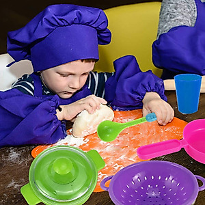 Kids Super Durable Kitchen Toys Set, Pretend Play Children's Dish Toy, Wash and Dry Tableware Dish Rack with Drainer (Great Gift for Kids) (27 Pieces)