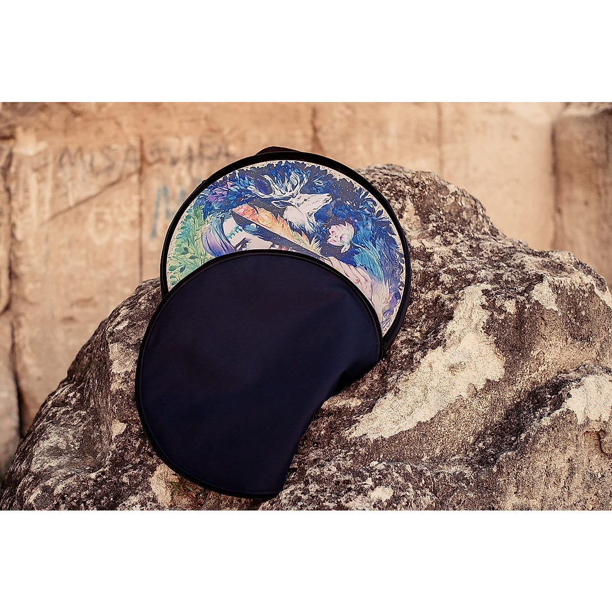 Bag for shaman vegan drum 24''| Soft and waterproof| Strong and resistant drum case