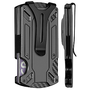 furid Apple Airtag Wallet Men: Wallet with Airtag Holder, Air Tag Wallet, Minimalist Slim Wallet with Money Clip