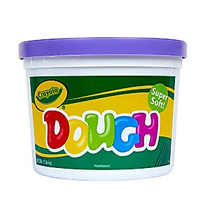 Crayola Dough - Purple (3lb), Bulk Modeling Dough for Kids, Clay Alternative, Resealable Tub, Ages 3+, Great for Kids Arts & Crafts