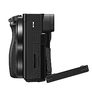 Sony a6100 Mirrorless Camera with 16-50mm + 55-210mm Lenses, 64GB Extreem Memory,Videl Microphone, LED Video Light, Case. Tripod, Filters, & Professional Video & Photo Editing Software Kit