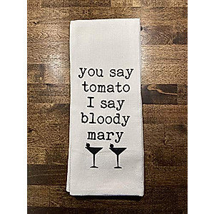 You Say Tomato I Say Bloody Mary Tea Towel