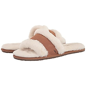 Koolaburra by UGG Women's Milo Peep Slipper, Natural, 6