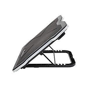 Rosewill RGB Laptop Cooling Pad, Gaming Laptop Cooler for 17 Inch Laptops, Big Quiet Fan, Adjustable Angles, Lighting Modes, Fan Speed Modes - (RWNB17B), Black