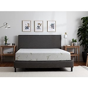 Tulo 8" Medium Comfort Memory Foam Bamboo Pressure Relief Mattress in a Box | King Size