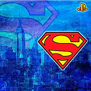 Skin Ps4 Slim - Superman - Limited Edition Decal Cover ADESIVA Playstation 4 Slim Sony Bundle