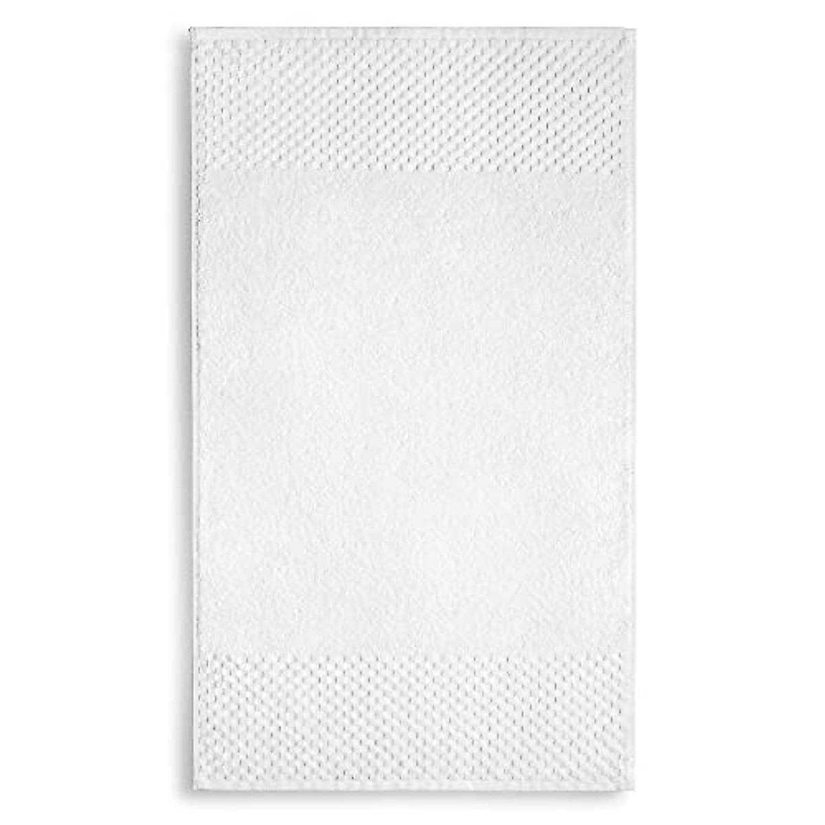 Kaufman - Personalized White Deluxe Hand Towels Set of Two, 2-PK, Monogrammed, 17''x28'', 100% U.S.A Cotton (Names)