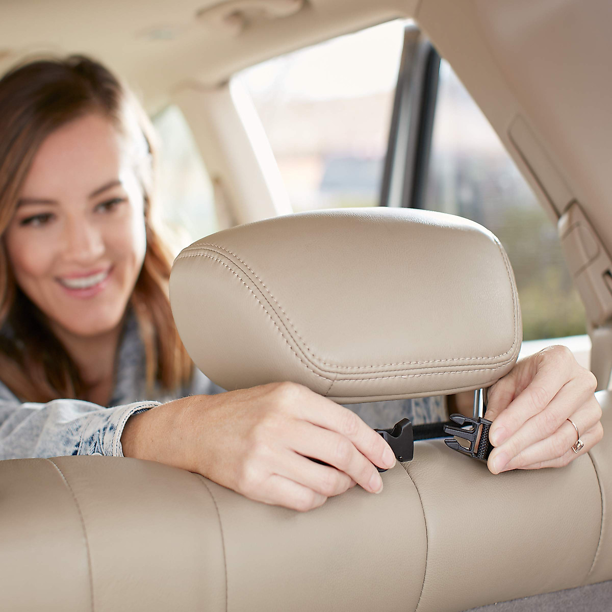 Magnelex Car Seat Protector, Largest Cover, Extra Thick Padding and Waterproof 600D Polyester, 2 Large Pockets, Front or Rear Use, Latch Compliant Car Seat Protector