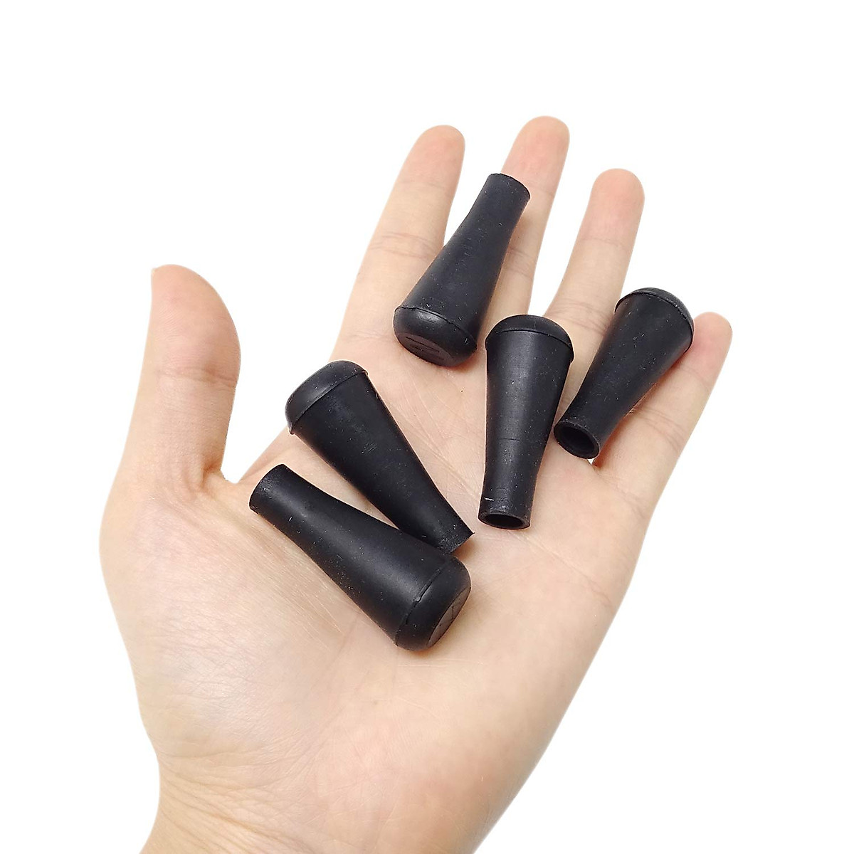 Honbay 10PCS Soft Rubber Arrowheads Glue on Target Arrow Tips Point Blunt Broadheads Arrowhead Replacement for Outdoor Archery Hunting Game Practice (Internal Dia 8mm)