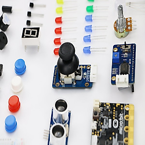 Gewbot BBC Micro:bit Starter Kit | Electronic Starter Kit for Micro:bit with 31 Projects Tutorial Book