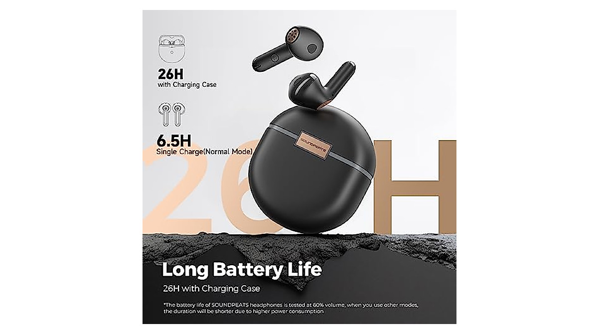 SoundPEATS Air4 Wireless Earbuds - AptX Adaptive Audio