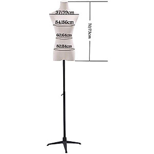Mannequin Display Stand Mannequins Female Torso Clothing Store Shelf Display Rack Model Mannequins for Dresses ( Size : Small ) ( )