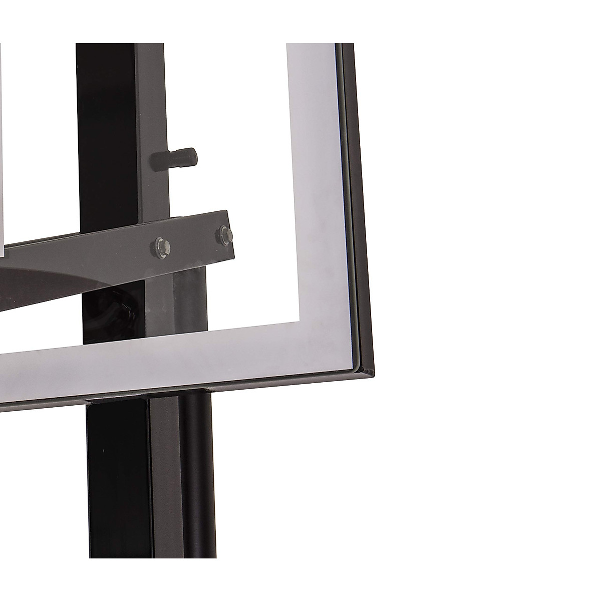 Goalsetter X454 In Ground Adjustable Basketball System with 54-Inch Glass Backboard and Flex Rim