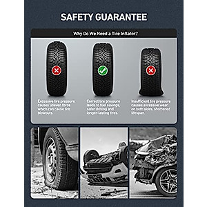 AstroAI Digital Tire Pressure Gauge with Inflator, 250 PSI Air Chuck and Compressor Accessories Heavy Duty with Quick Connect Coupler, 0.1 Display Resolution, Car Accessories for SUV, Truck, RV