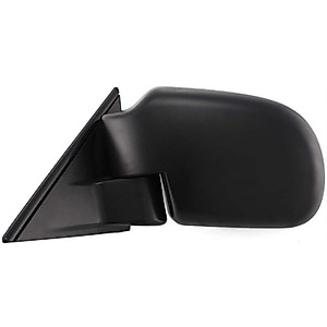 Kool-Vue Mirror Set of 2 Compatible with 1999-2004 Chevrolet S10, 1999-2005 Blazer, Fits 1999-2004 GMC Sonoma & 1999-2005 Jimmy Driver and Passenger Side Manual Folding, Textured Black, Manual Glass