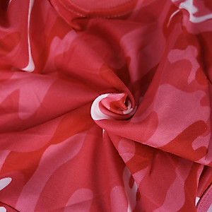 PetWarm Dog Onesie for Surgery Male,Anti-Licking Pet Surgical Recovery Snugly Suit Surgery Suit for Dogs,Professional Pet Recovery Shirt Dog Abdominal Wounds Bandages,Camouflage Pattern,Pink,M