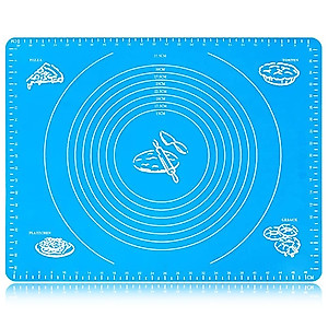 Silicone Pastry Mat Baking Mat for Rolling Dough with Measurement Non Stick Fondant Mat